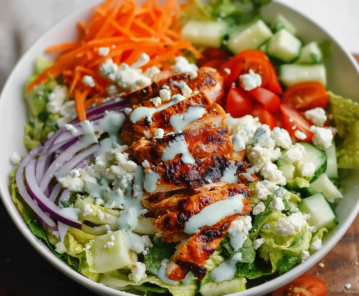 Delicious Buffalo Chicken Salad Recipe