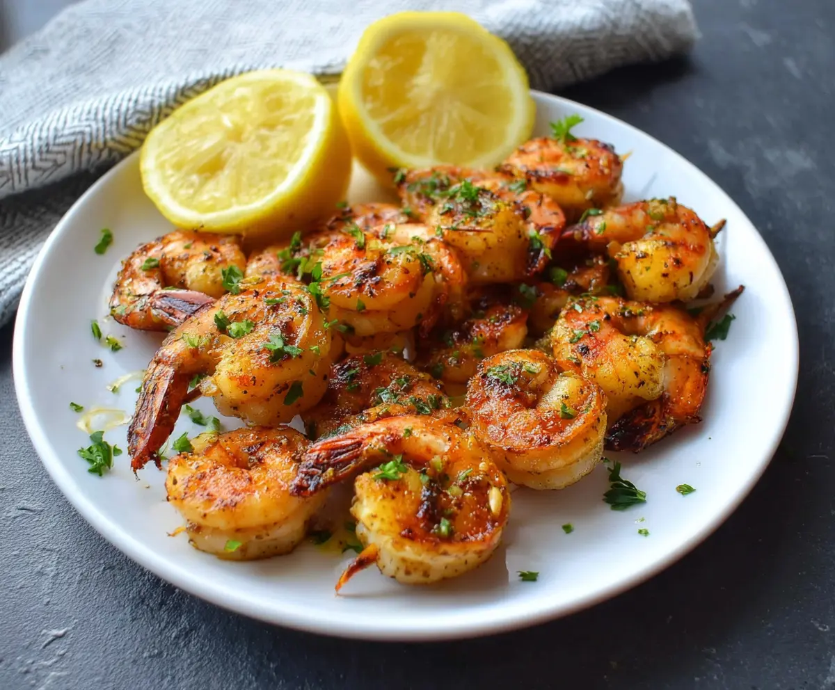 Delicious Grilled Lemon Garlic Shrimp Recipe