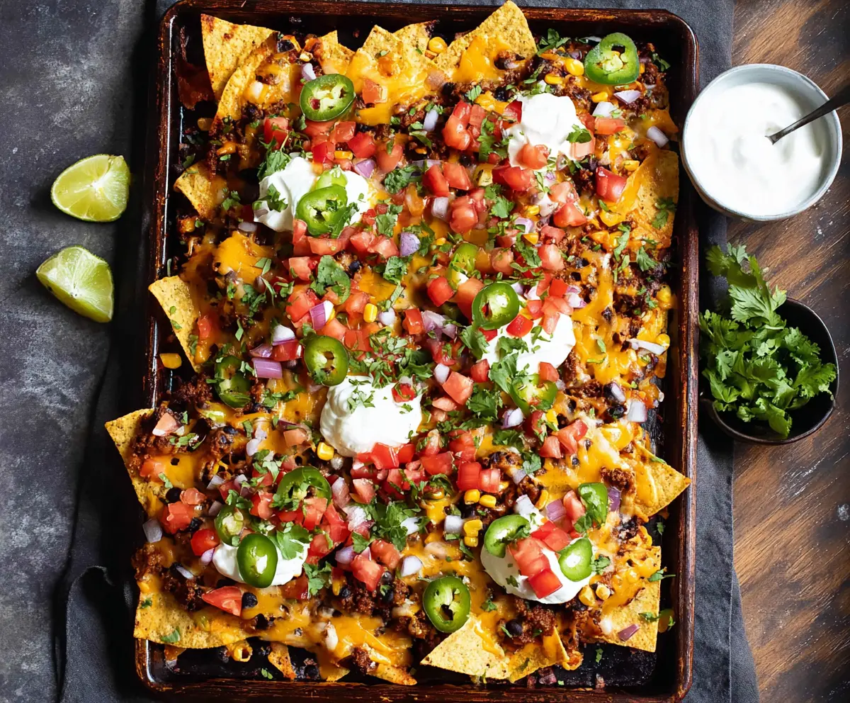 Sheet Pan Nachos Recipe | Easy and Delicious